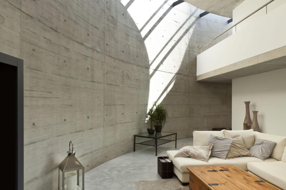 Betonnen muur in de woonkamer | Fotospecial